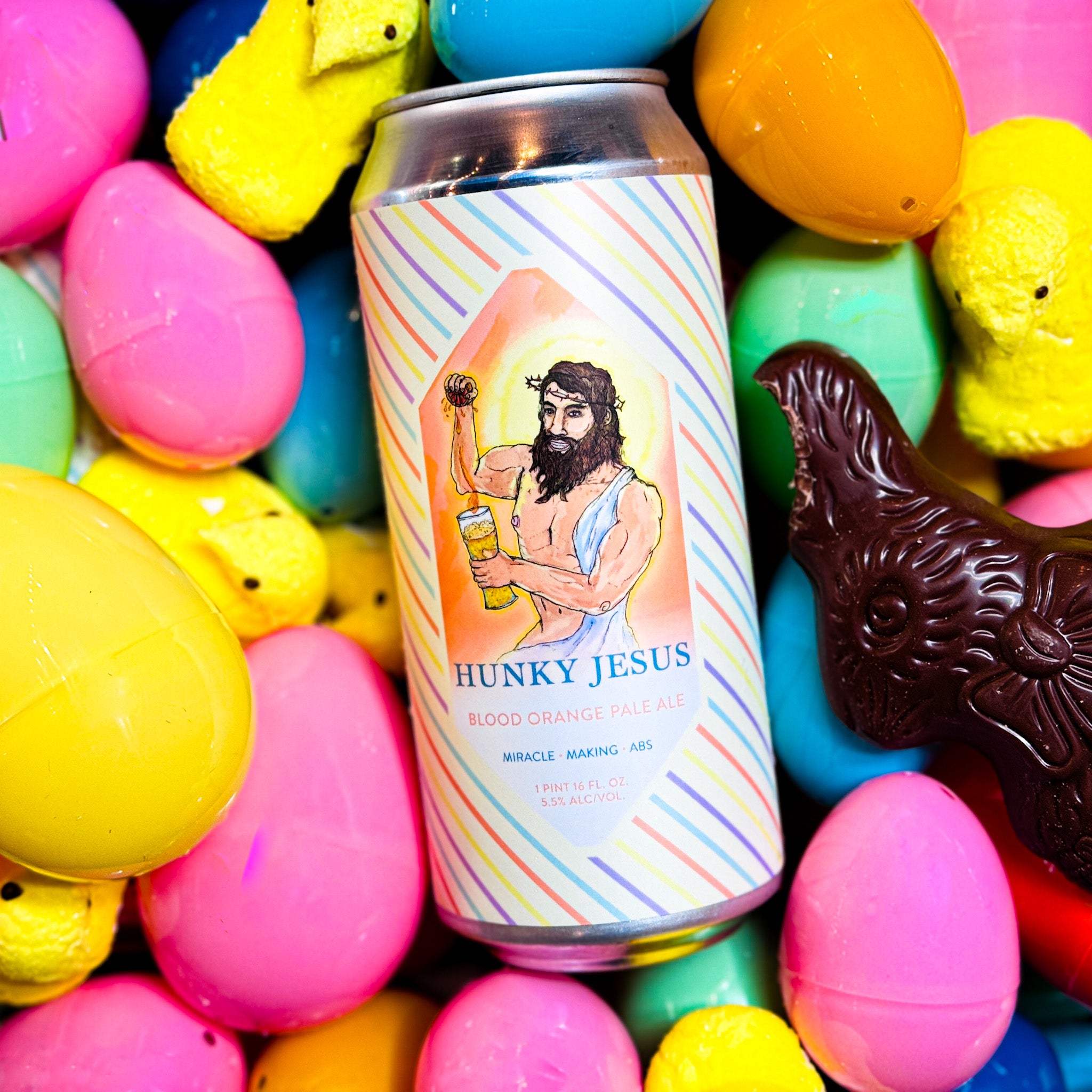 Hunky Jesus Blood Orange Pale Ale 4-Pack | Laughing Monk Shop