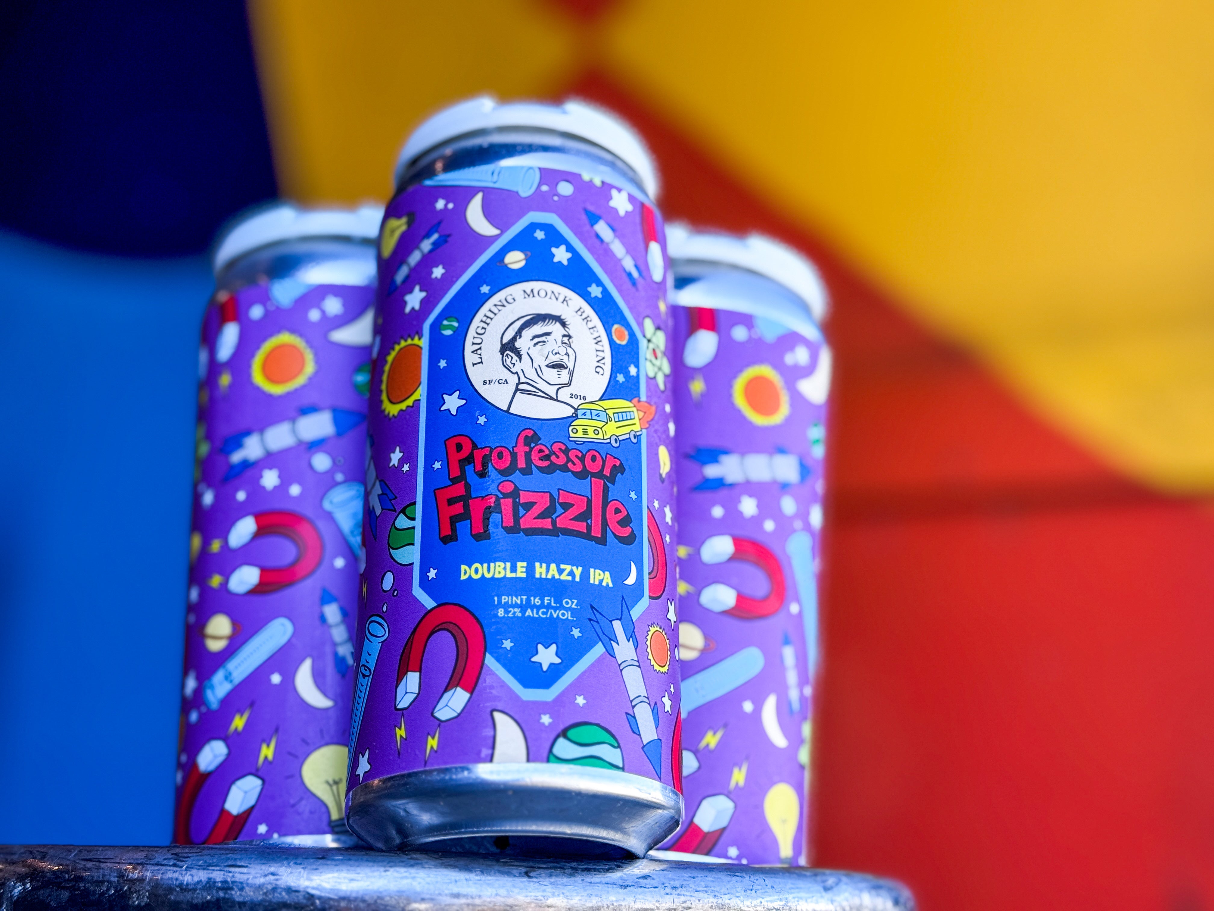 Professor Frizzle Hazy DIPA 4-Pack | Laughing Monk Shop